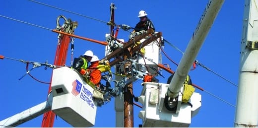 Storm Restoration Electrical Contracting Work by Thompson Electric